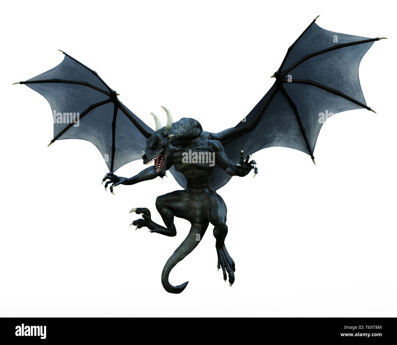 dragon in a white background will put some fun in yours creations Stock ...