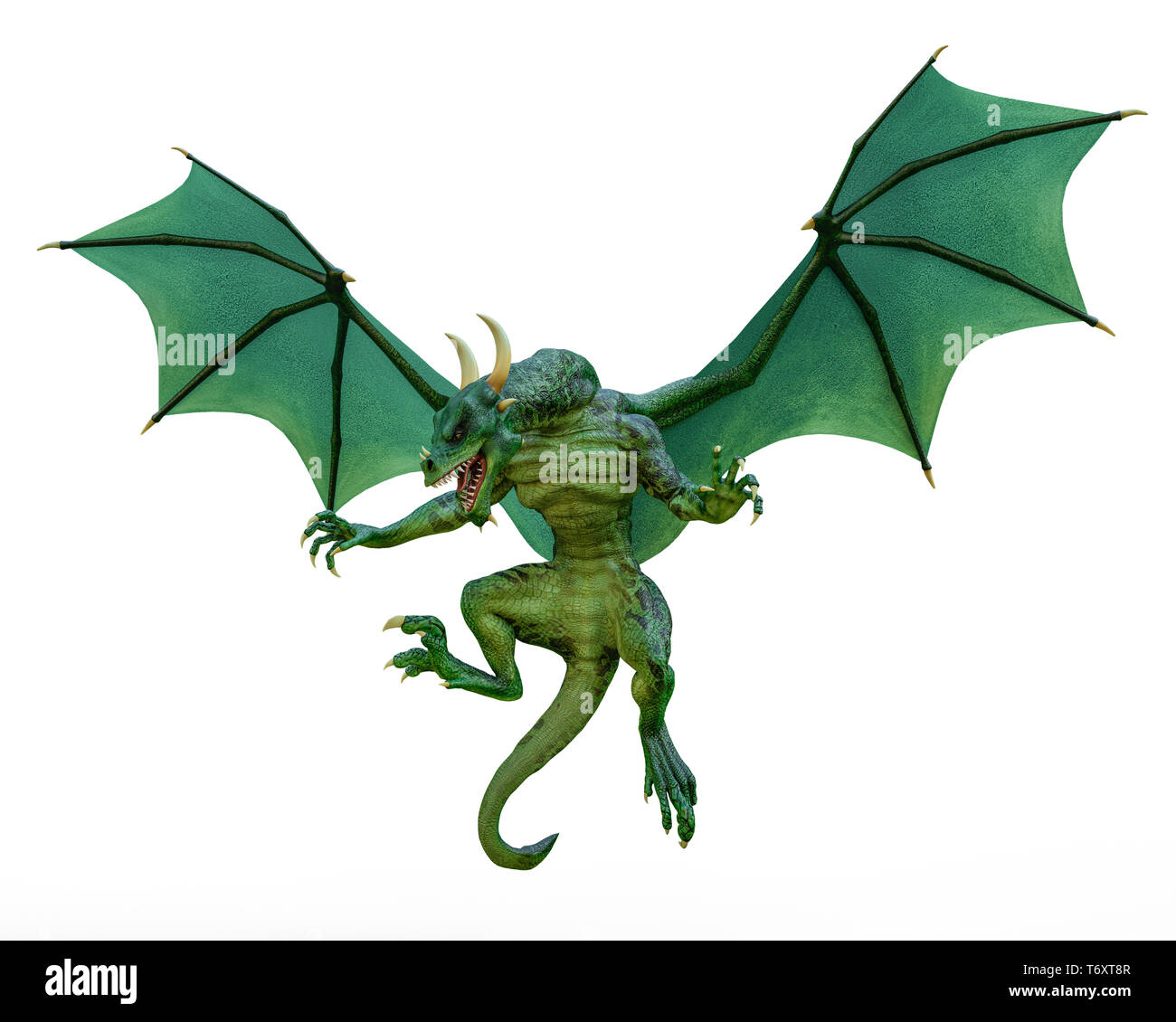 dragon in a white background will put some fun in yours creations Stock ...