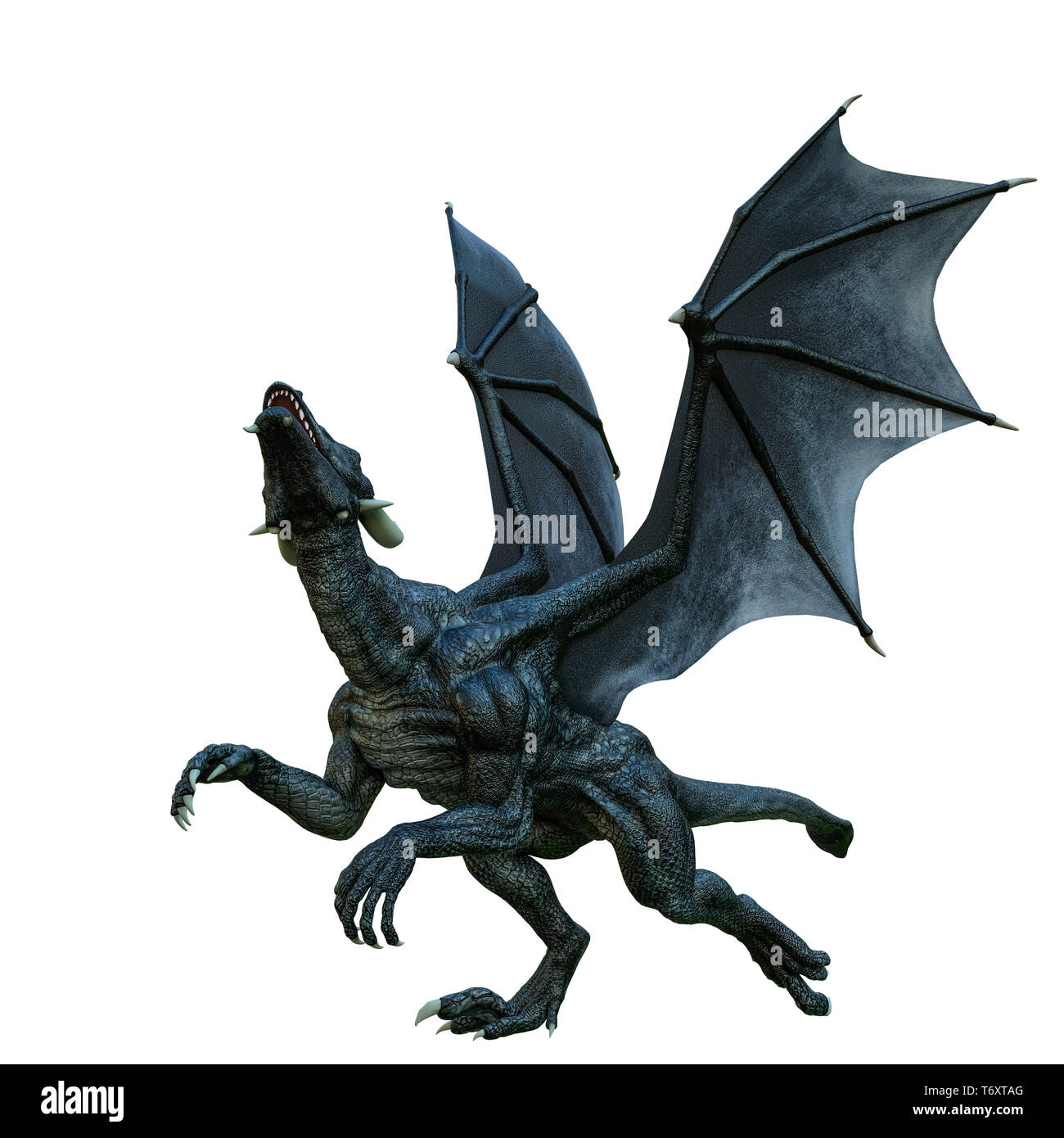dragon in a white background will put some fun in yours creations Stock ...