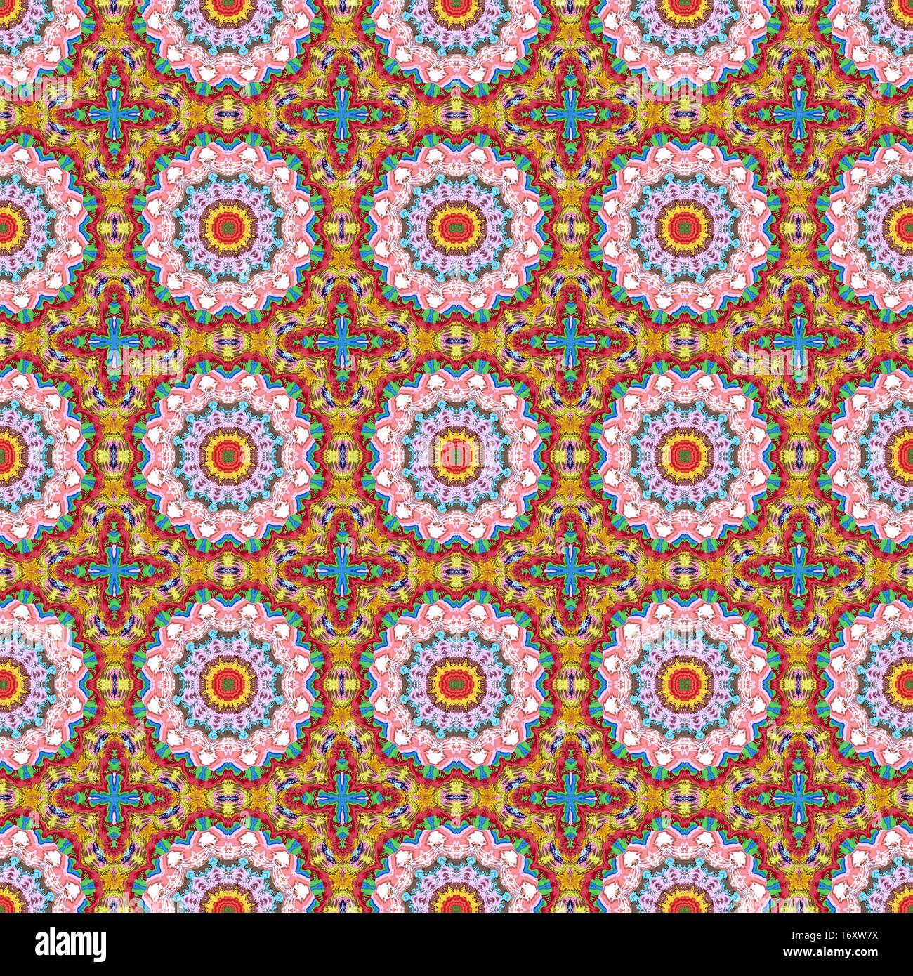 abstract peru, teal blue and firebrick seamless pattern. can be used ...