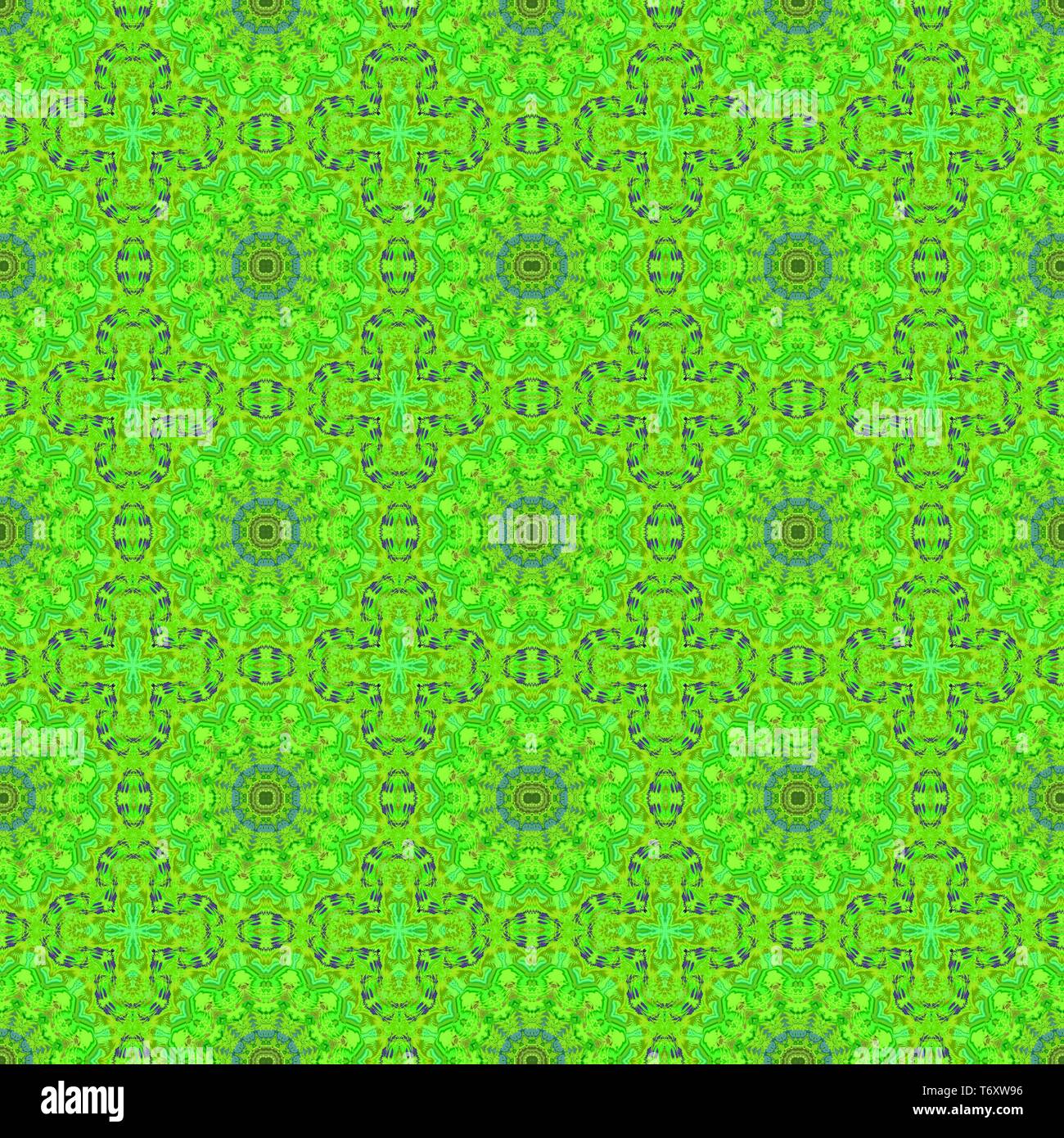seamless wallpaper pattern with lawn green, dark slate blue and forest ...