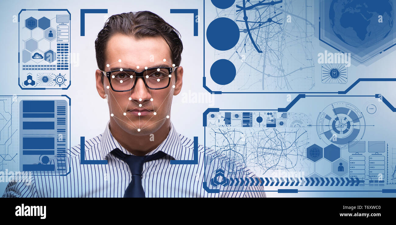Concept of face recognition software and hardware Stock Photo - Alamy