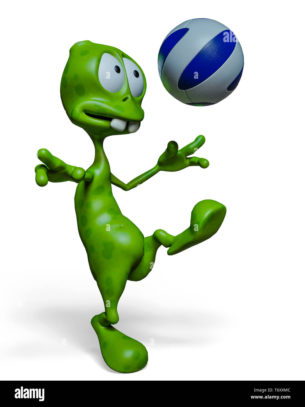 Alien in ufo cartoon illustration hi-res stock photography and images ...