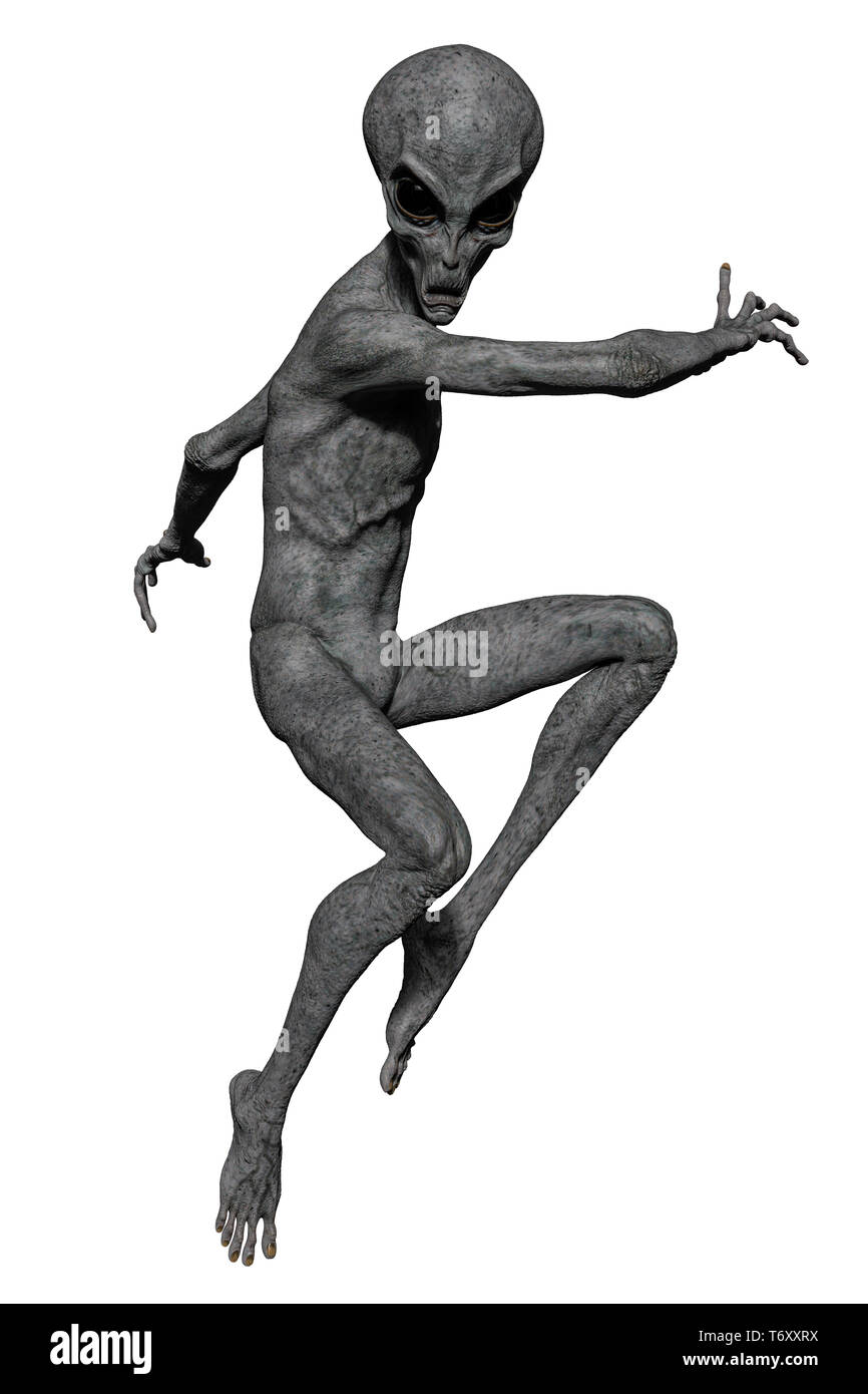 Grey Alien Full Body
