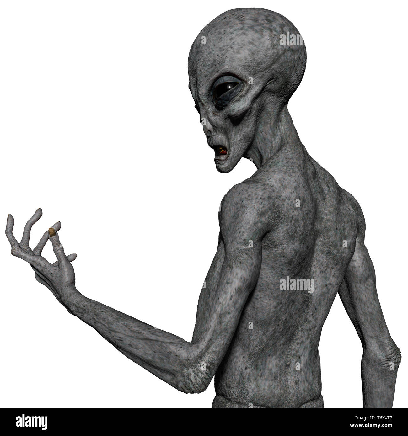 Grey Alien Sketch