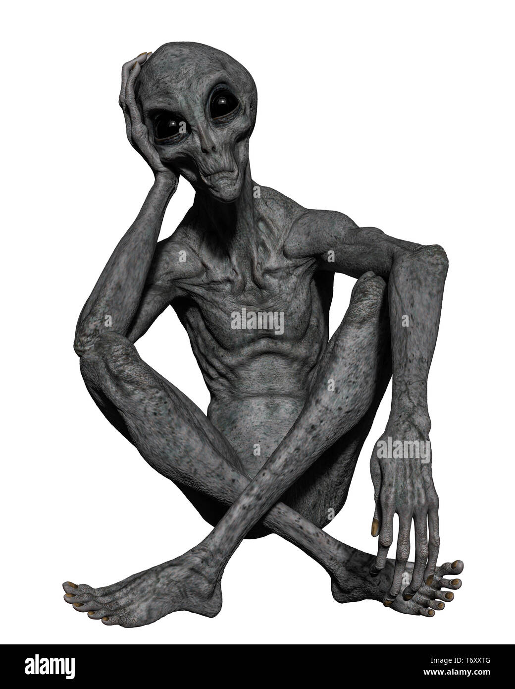 Alien grey hi-res stock photography and images - Alamy