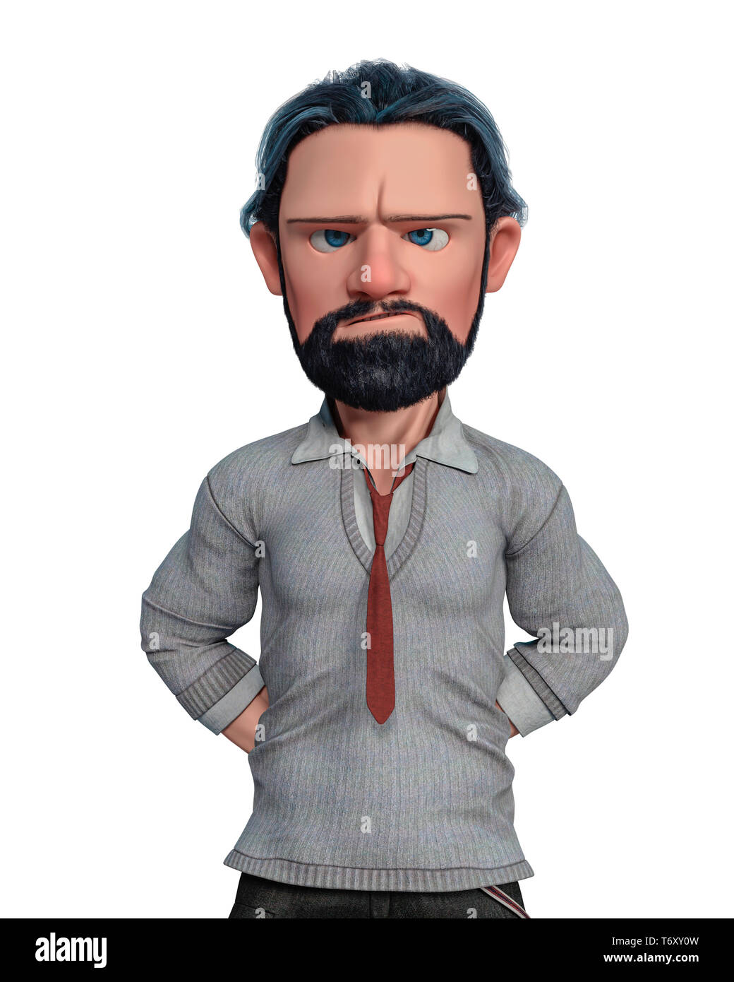 hipster cartoon in a white background. This hipster cartoon will put ...