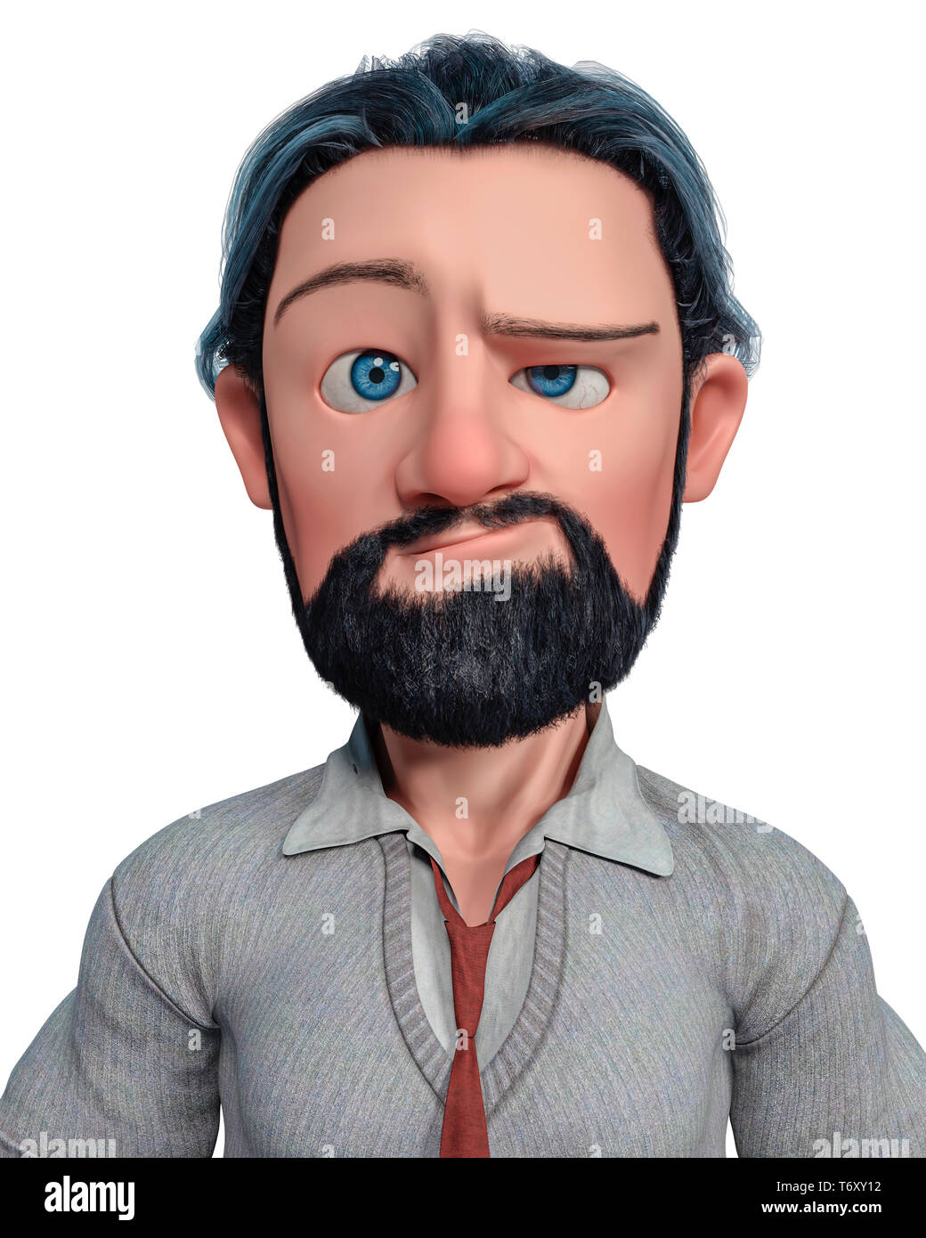 hipster cartoon in a white background. This hipster cartoon will put ...