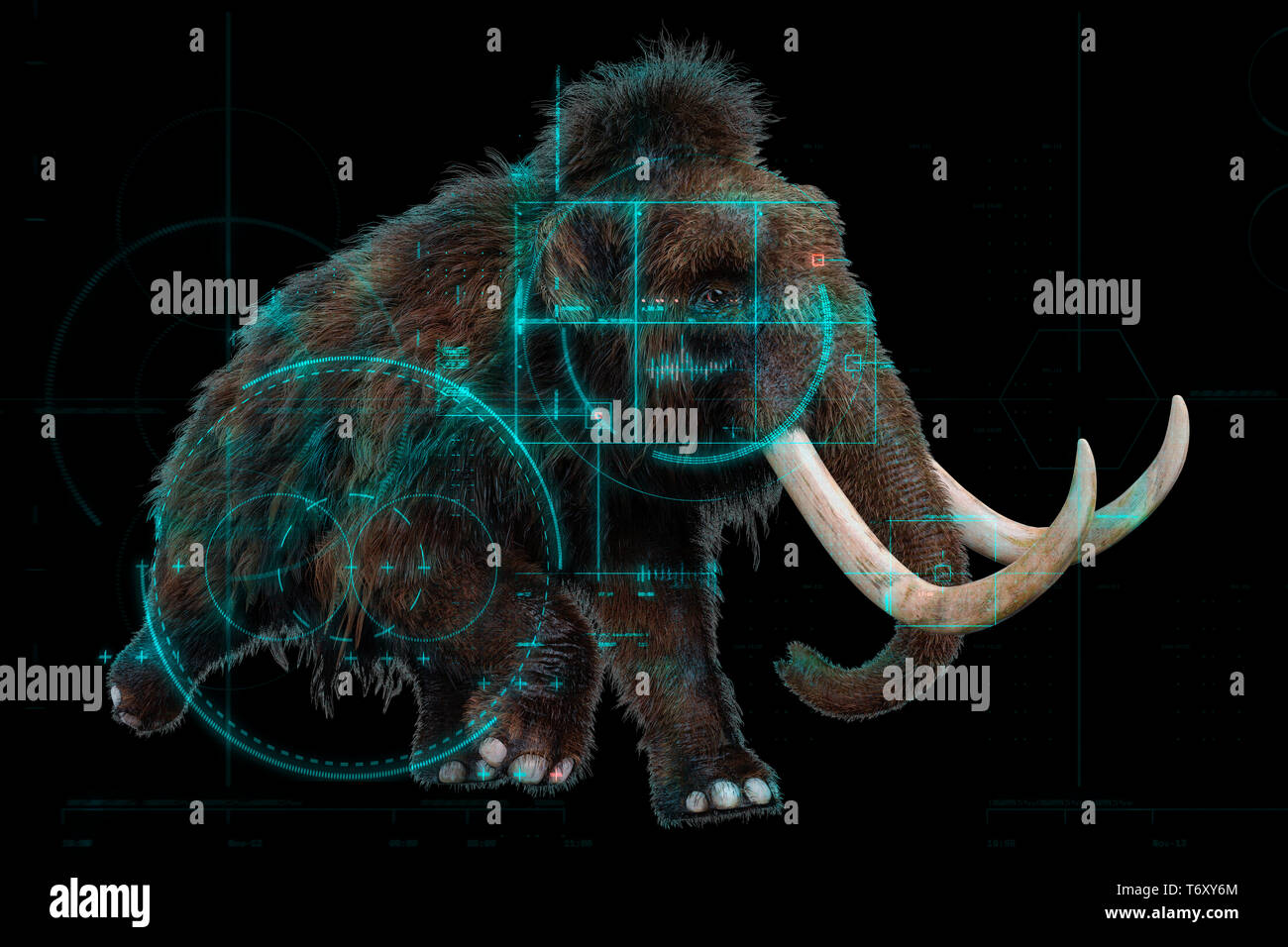 Woolly mammoths pleistocene hi-res stock photography and images - Alamy