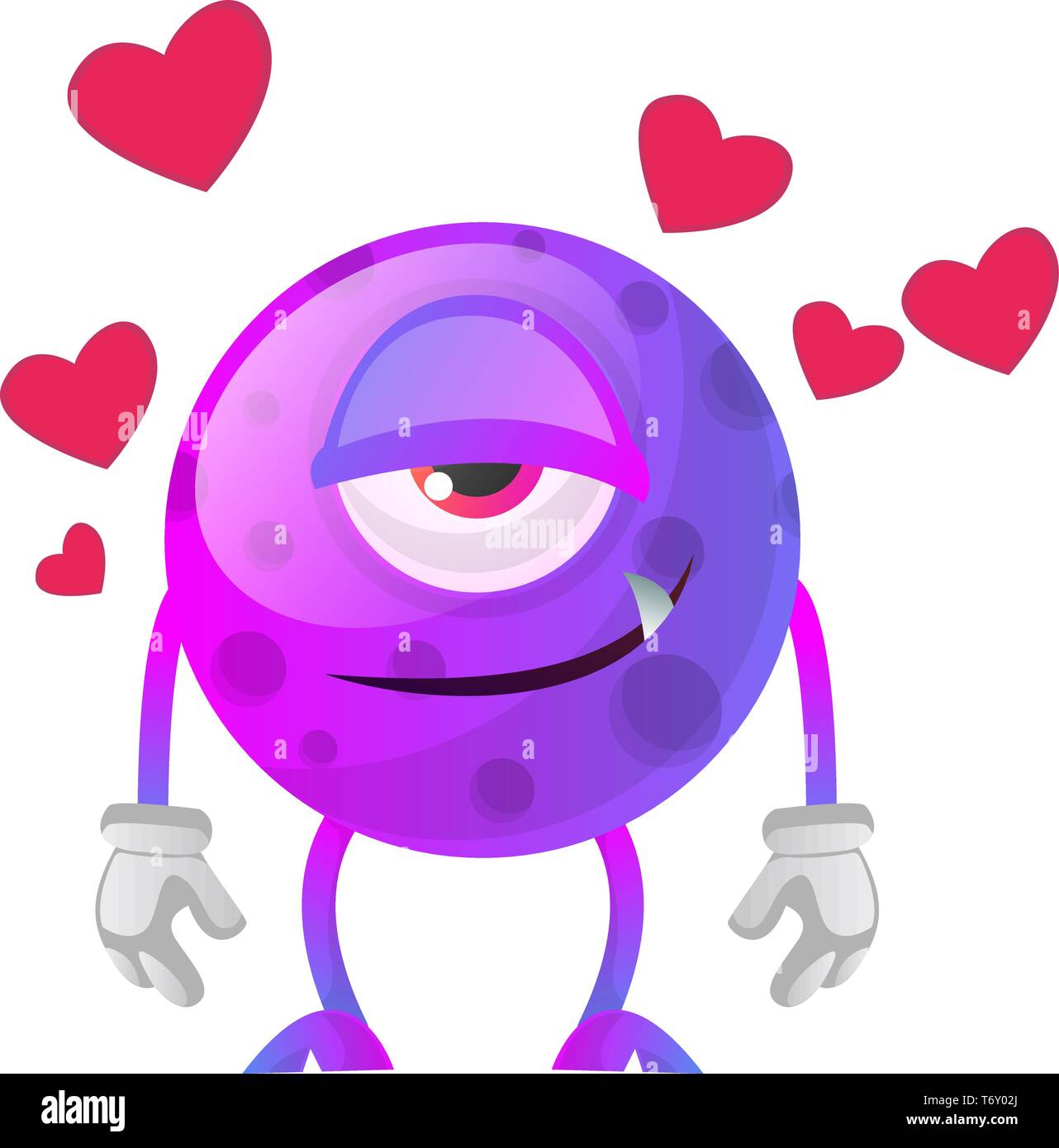 Monster Logo Purple Wallpaper