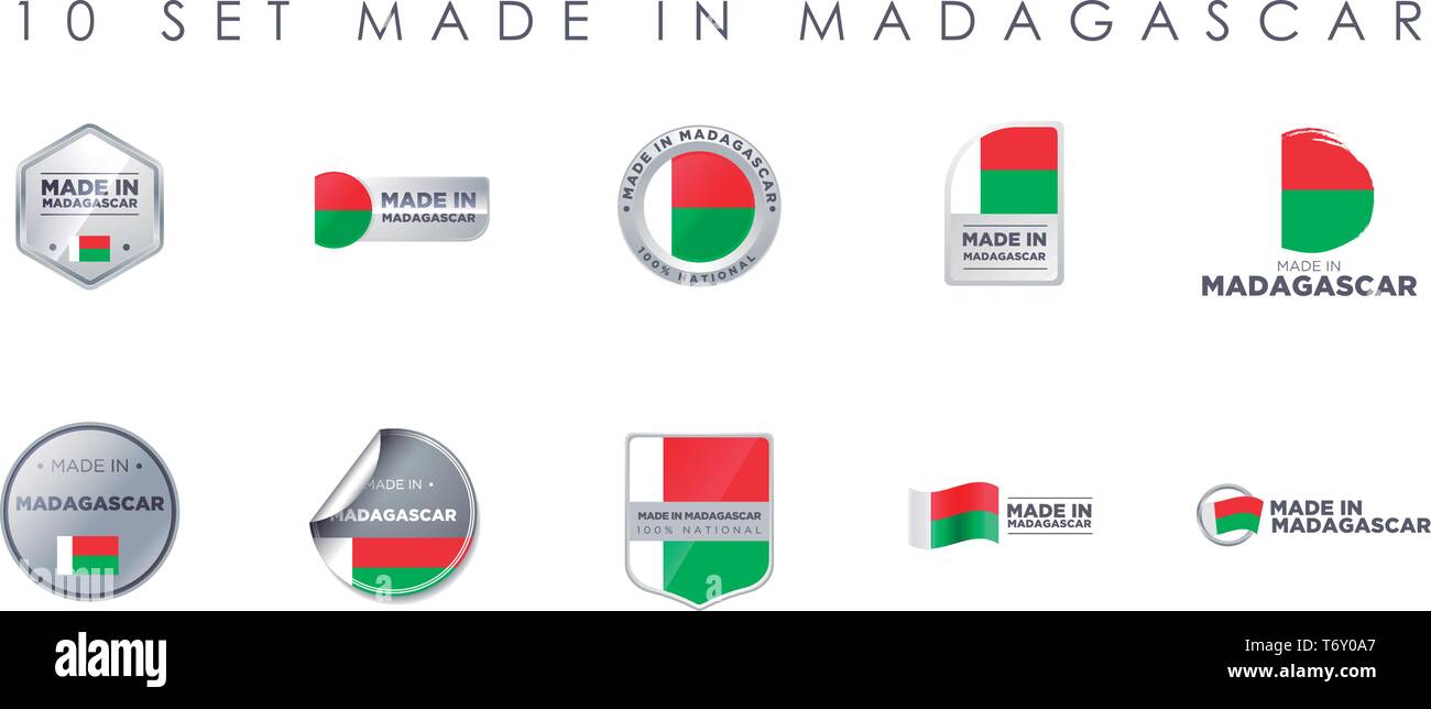 Madagascar tag Stock Vector Images - Alamy