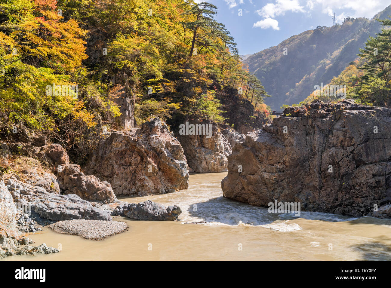 Ryuyo Gorge canyon Nikko Japan Stock Photo - Alamy