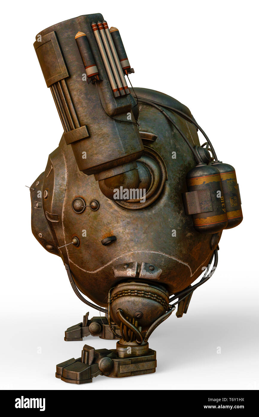 robot ball in a white background. This guy will put some fun in yours ...