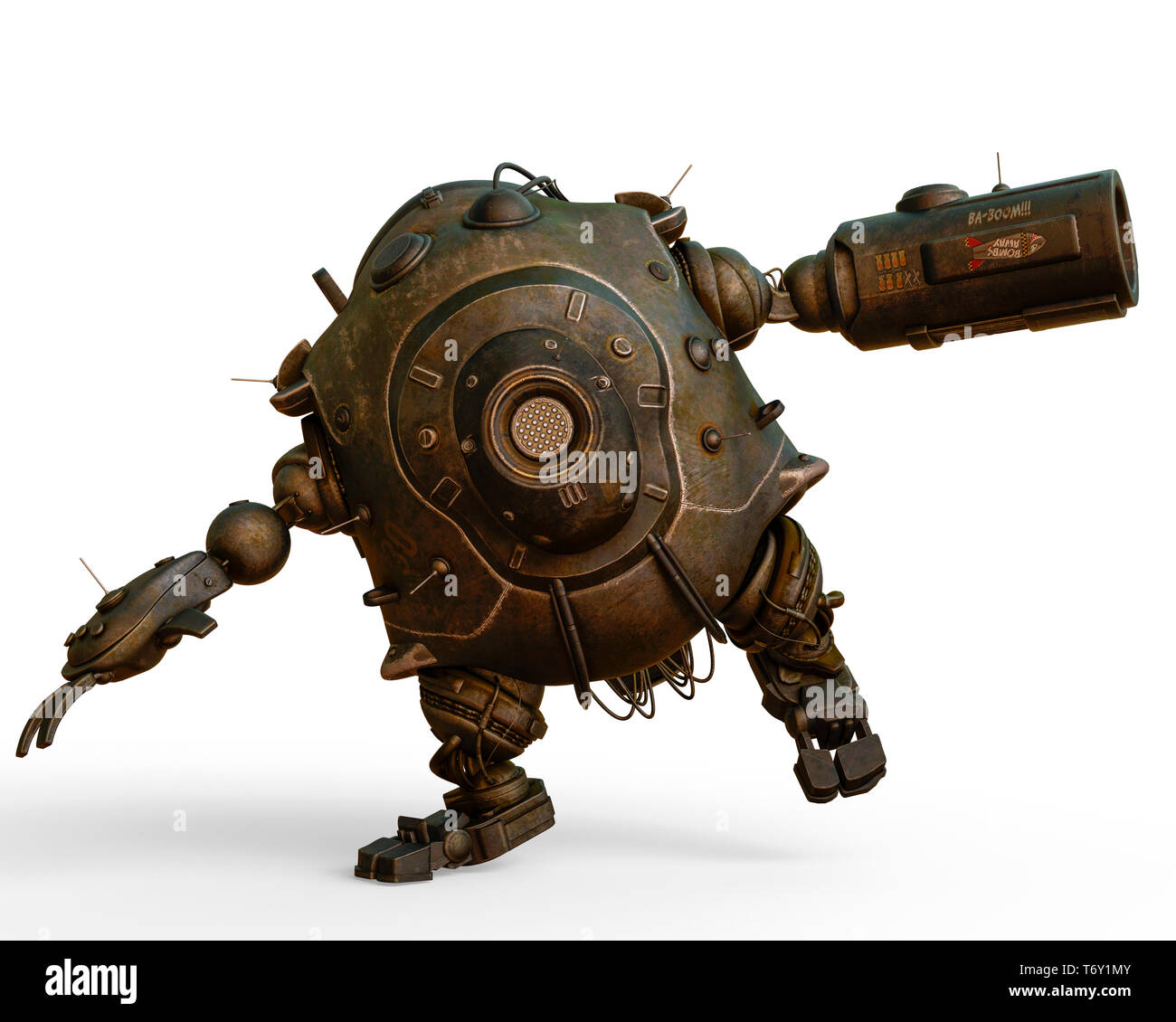 robot ball in a white background. This guy will put some fun in yours ...