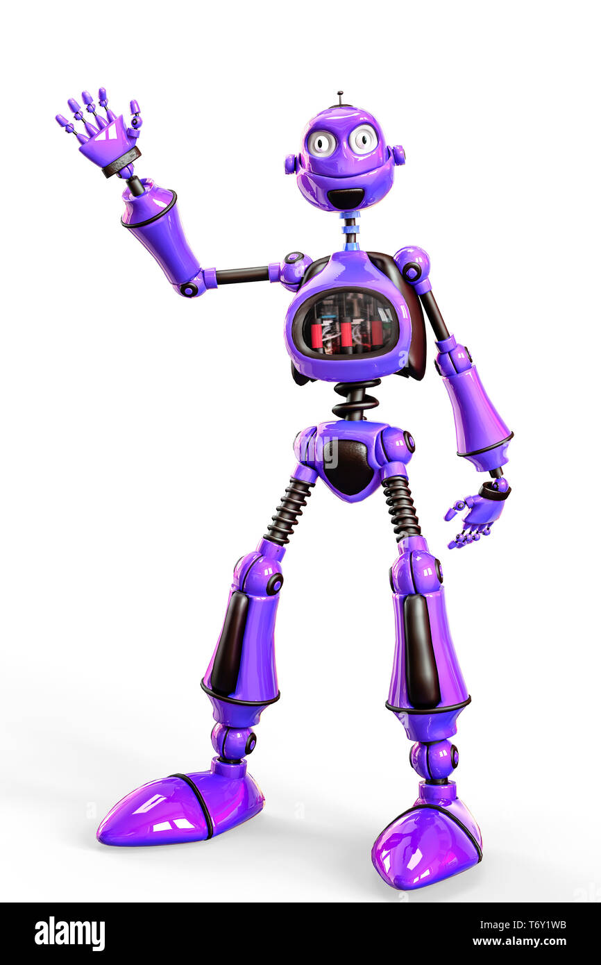 this funny robot cartoon. This guy will put some fun in yours creations ...