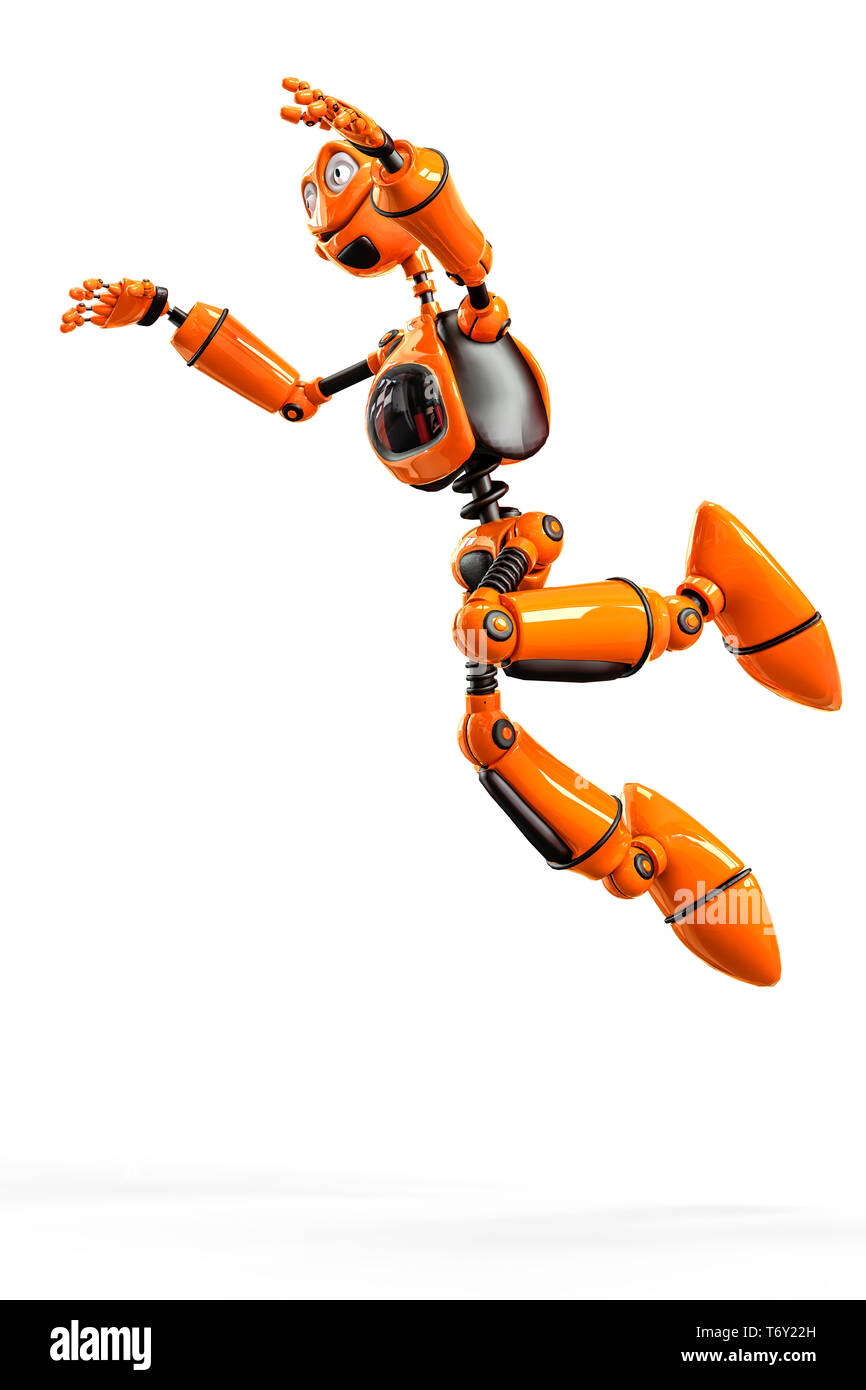 this funny robot cartoon. This guy will put some fun in yours creations ...