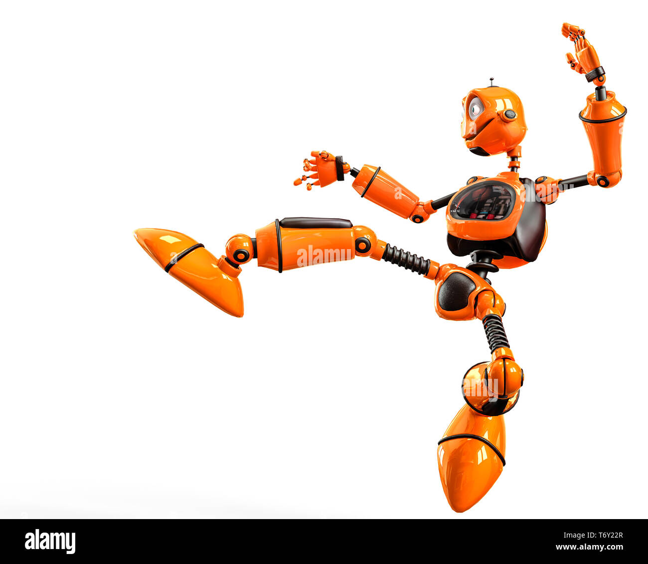 this funny robot cartoon. This guy will put some fun in yours creations ...