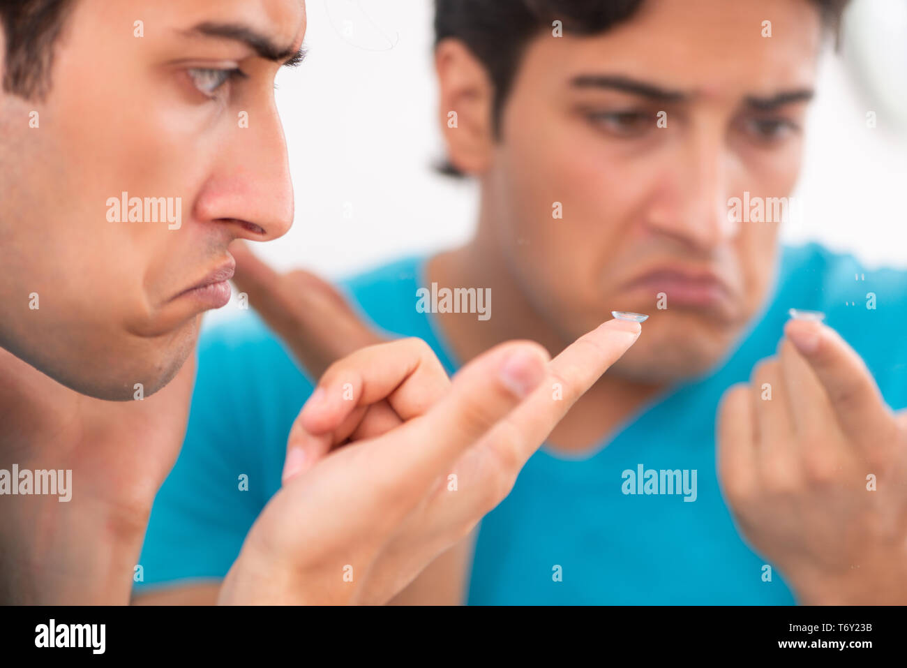 Contact lenses sad hi-res stock photography and images - Alamy