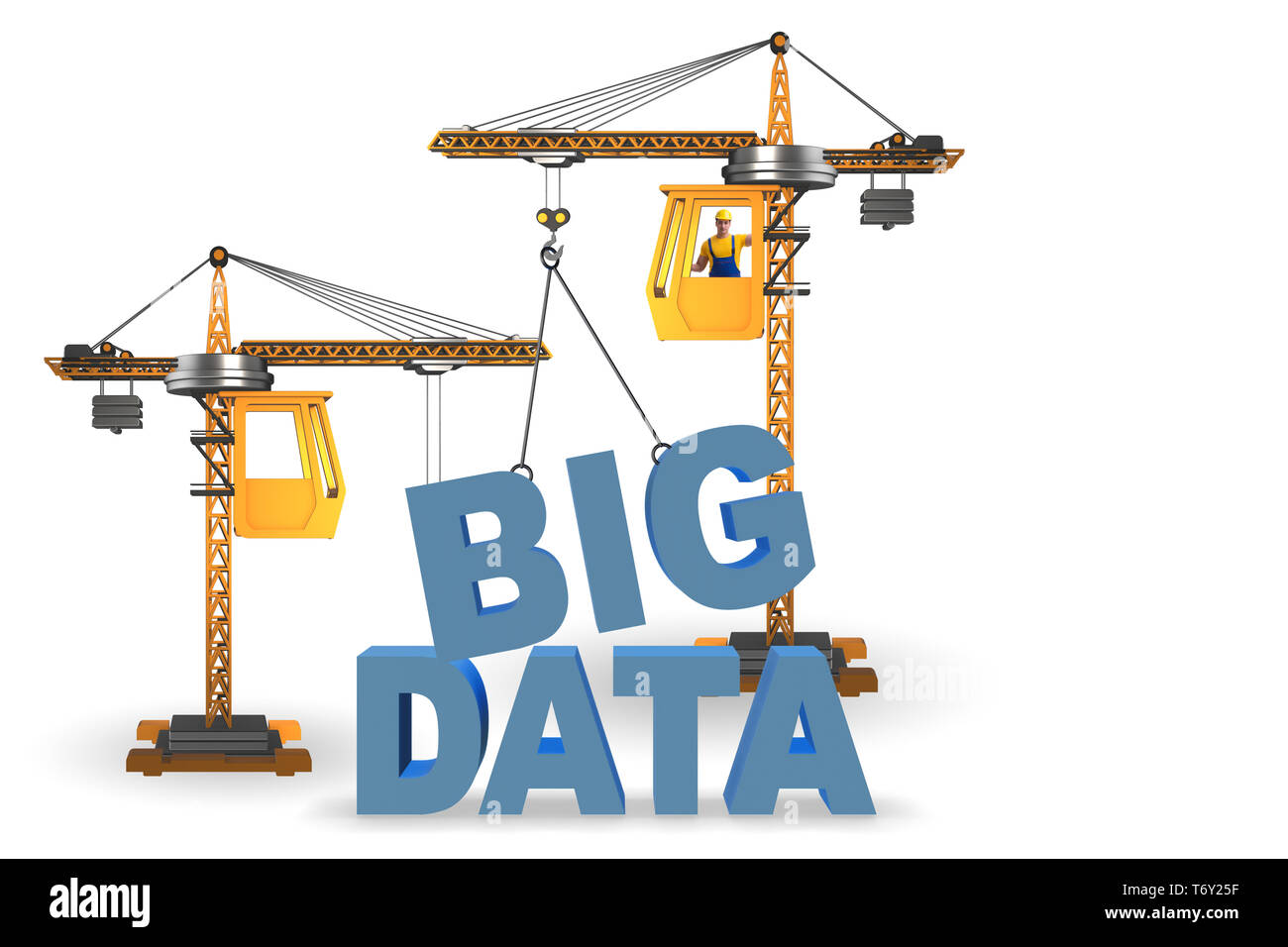 Data operator Cut Out Stock Images & Pictures - Alamy