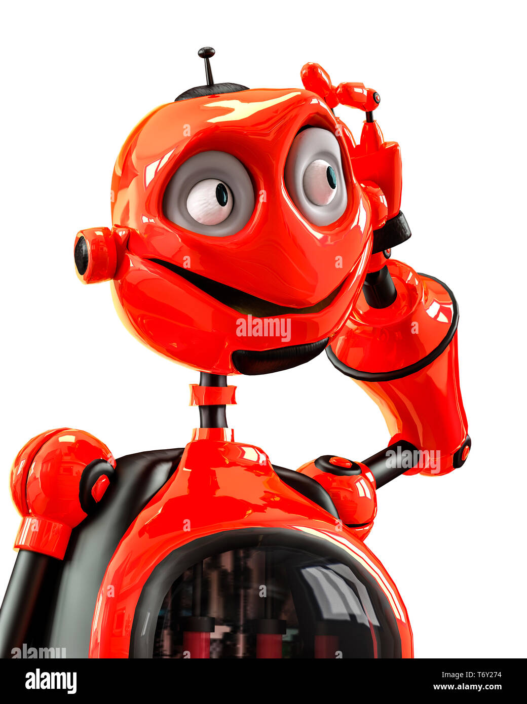 this funny robot cartoon. This guy will put some fun in yours creations ...