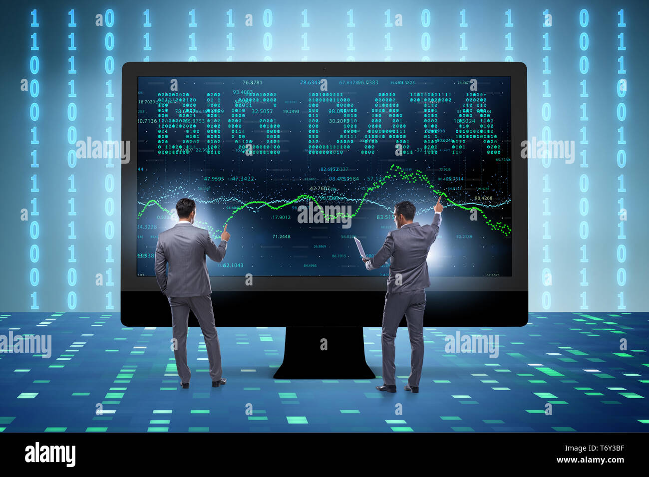 The big data concept with data mining analyst Stock Photo - Alamy