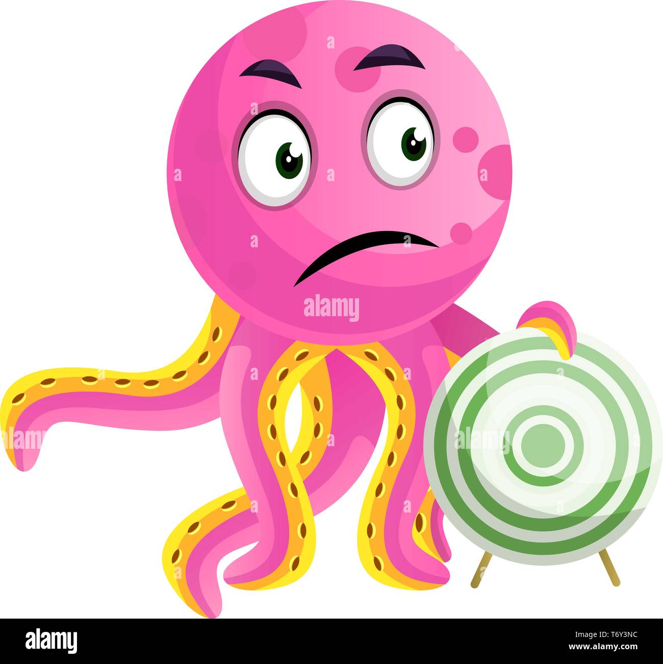 Giant pink octopus Stock Vector Images - Alamy