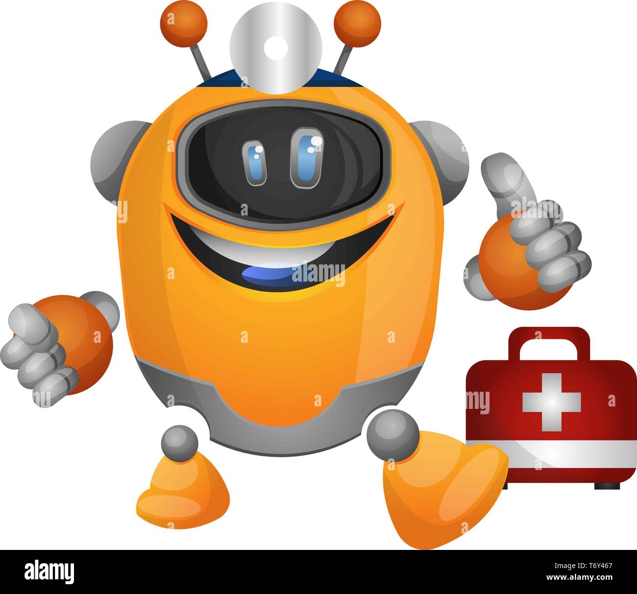 Medical robot vector vectors Stock Vector Images - Alamy
