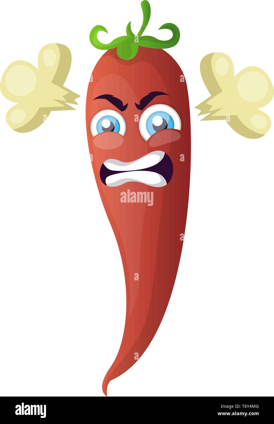 Cartoon illustration angry furious funny Cut Out Stock Images ...