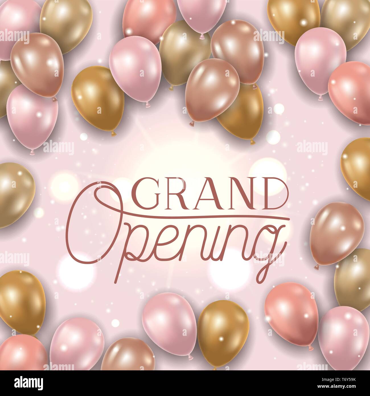 grand opening message and balloons helium Stock Vector Image & Art - Alamy