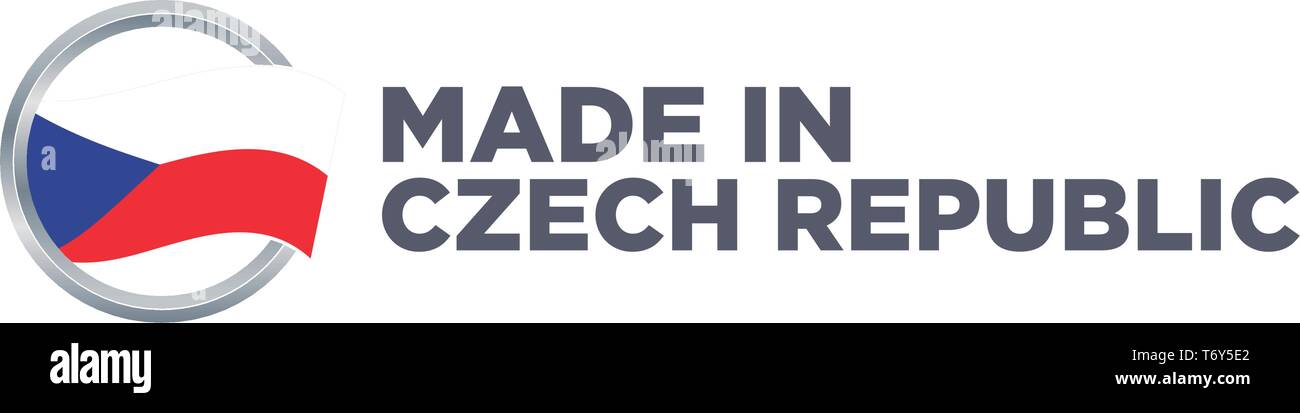 MADE IN CZECH REPUBLIC Stock Vector Image & Art - Alamy