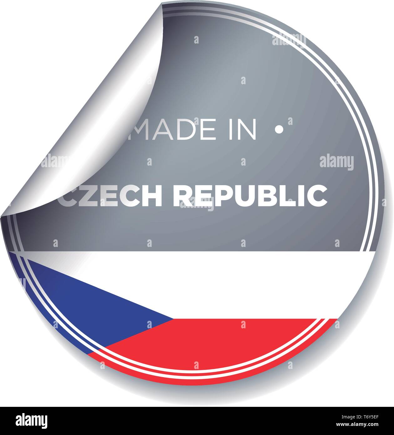 MADE IN CZECH REPUBLIC Stock Vector Image & Art - Alamy