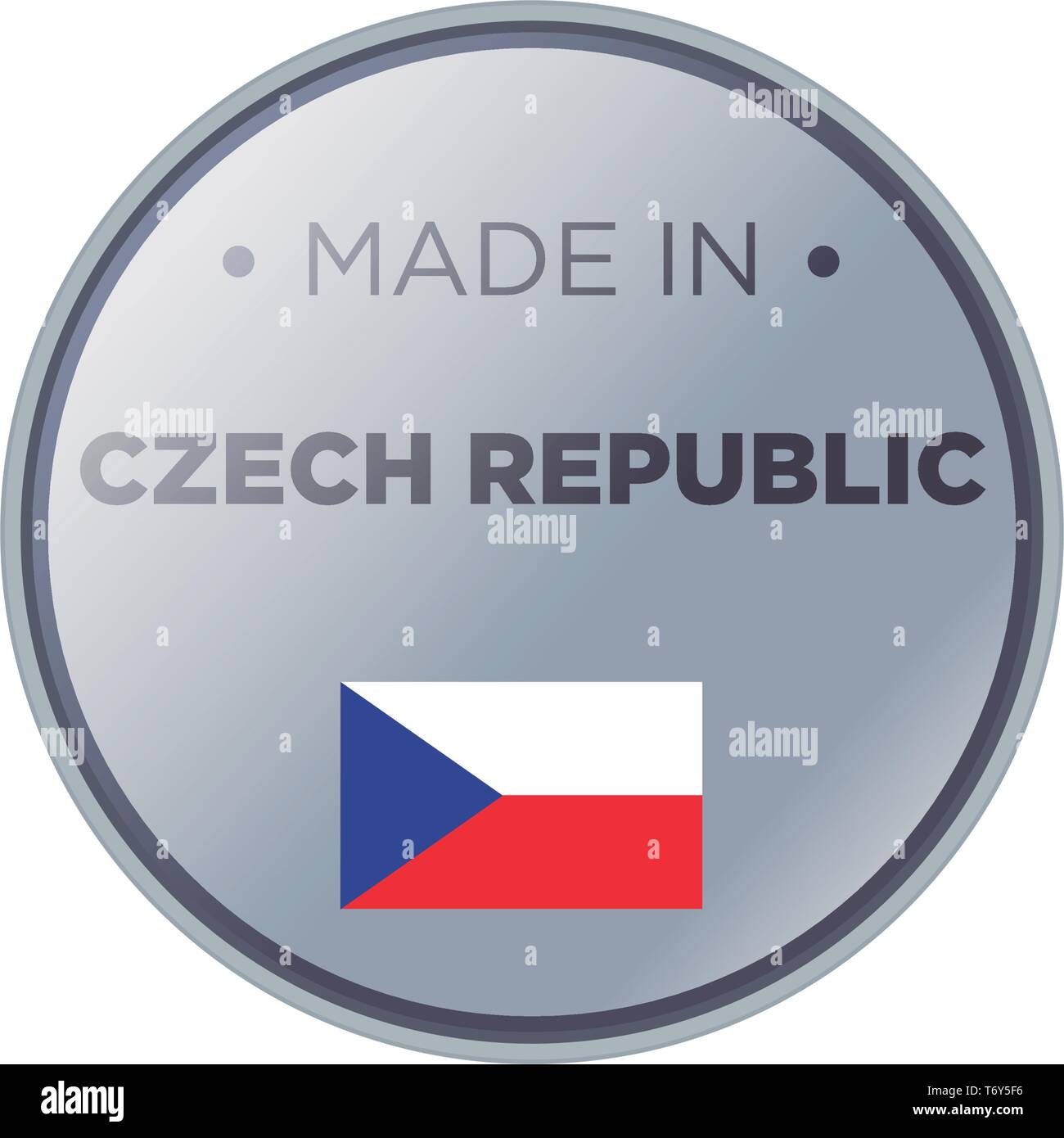 MADE IN CZECH REPUBLIC Stock Vector Image & Art - Alamy