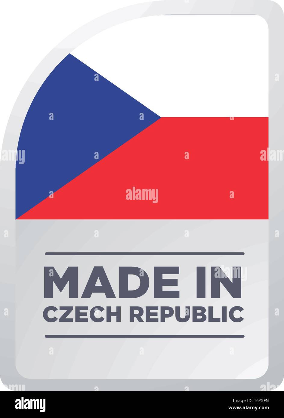 Made in czech republic Stock Vector Images - Alamy