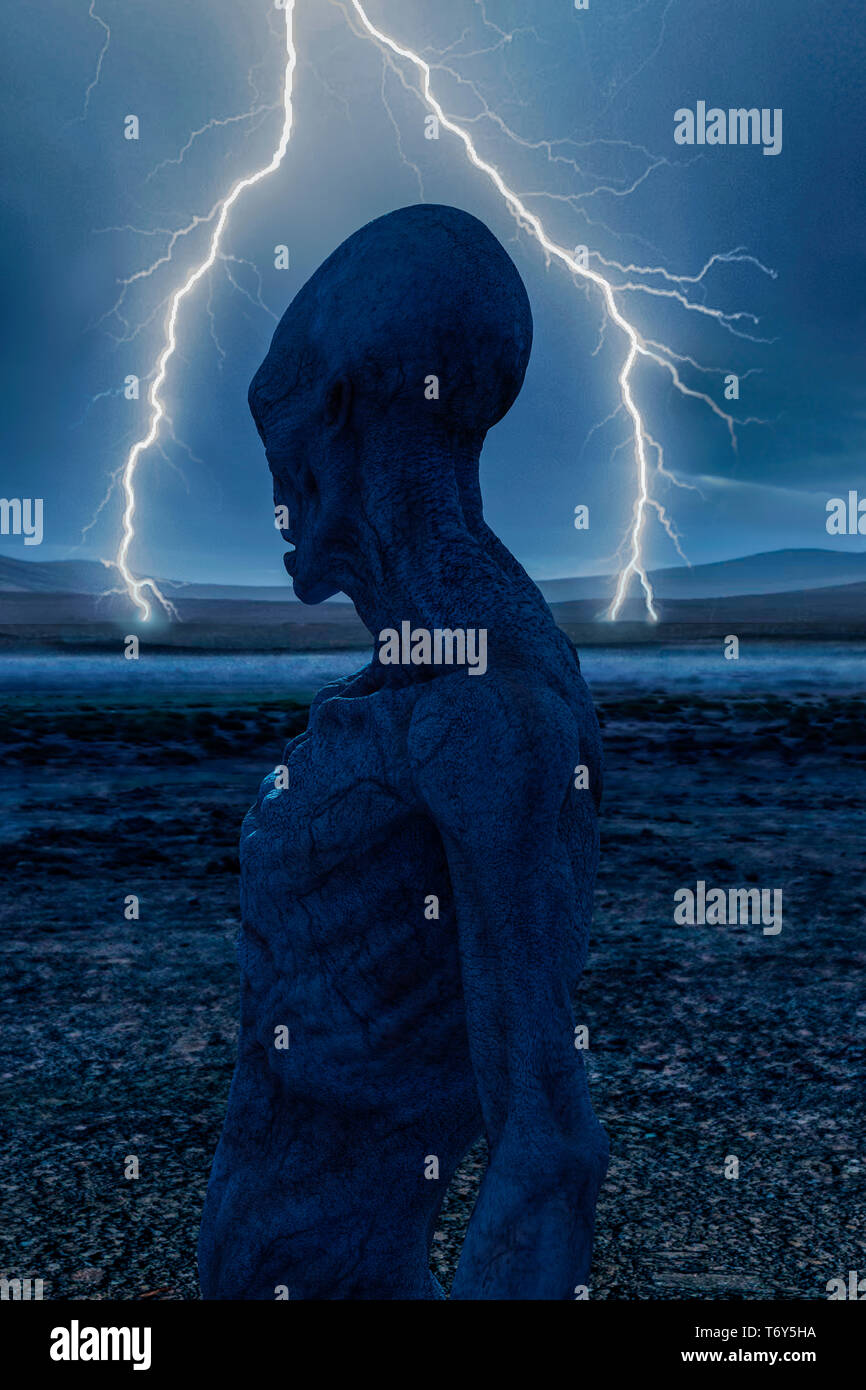 grey alien the dark side of an alien. This alien will put some fun in ...