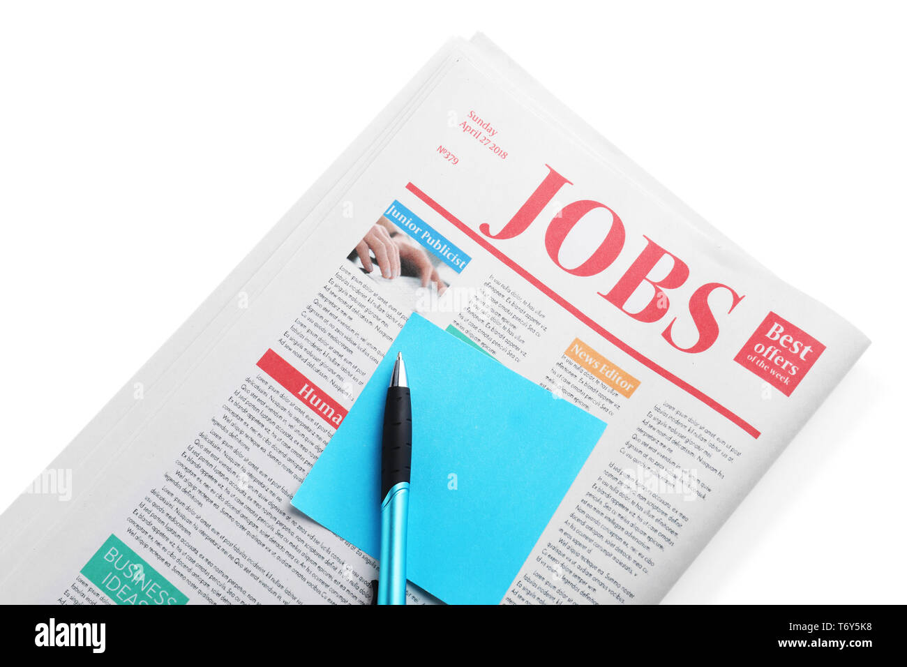 Newspaper jobs page hi-res stock photography and images - Alamy