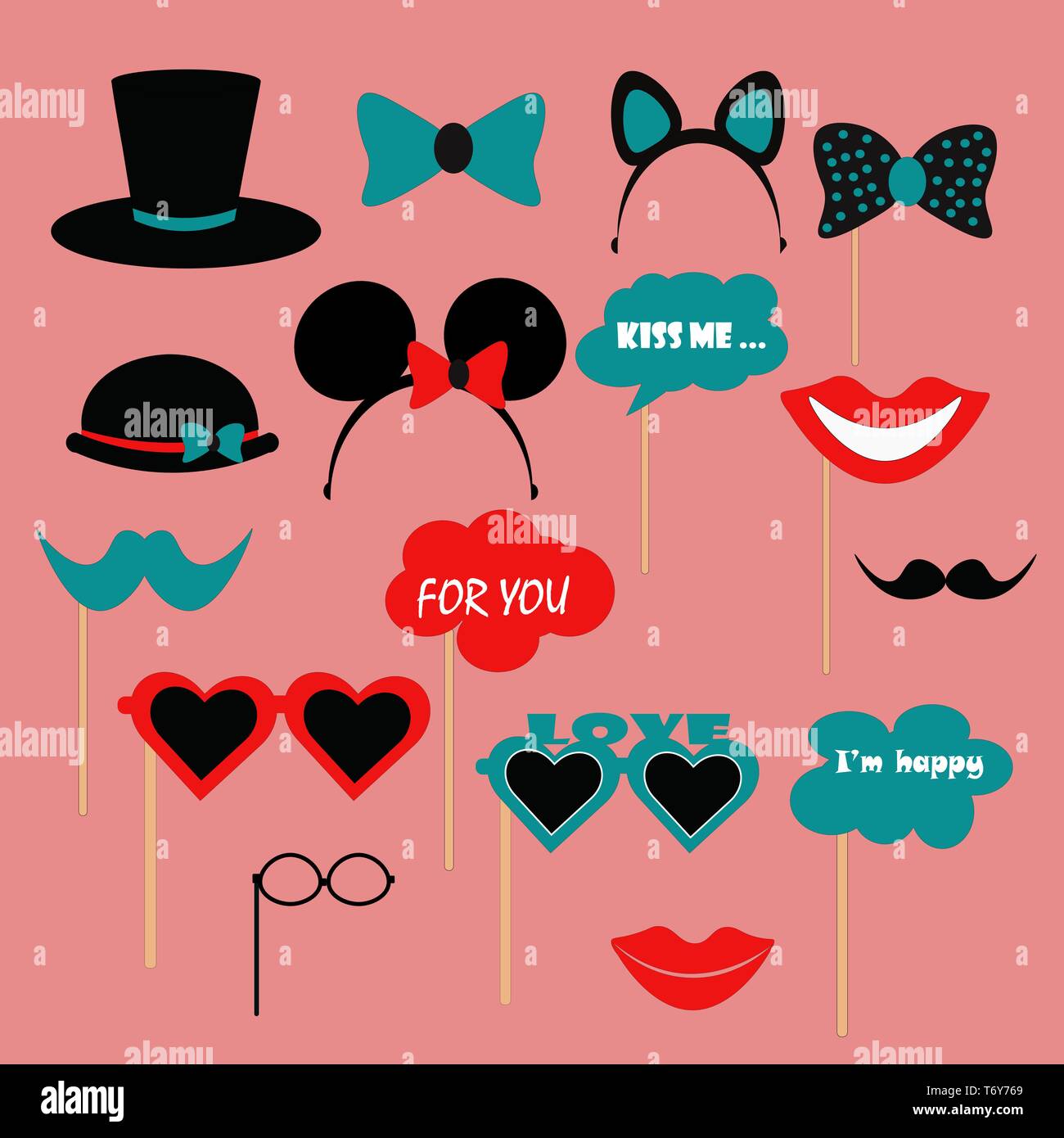 Photo of kiss Stock Vector Images - Alamy