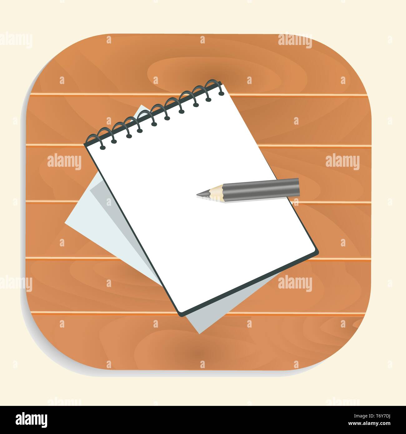 Notebook note Stock Vector Images - Alamy