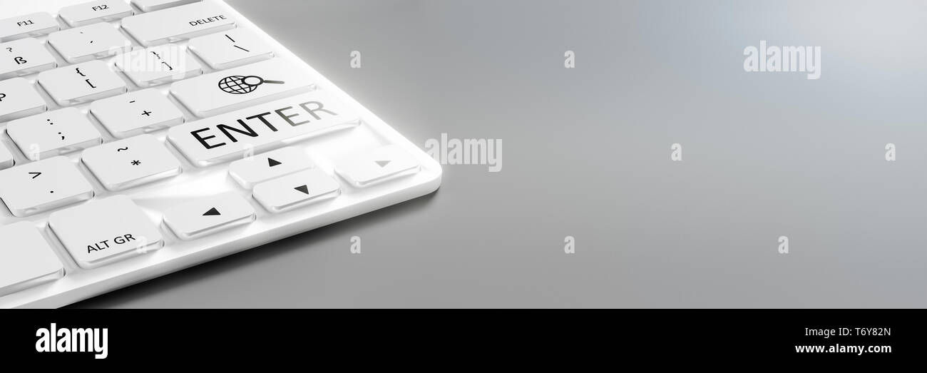 computer keyboard white details Stock Photo - Alamy