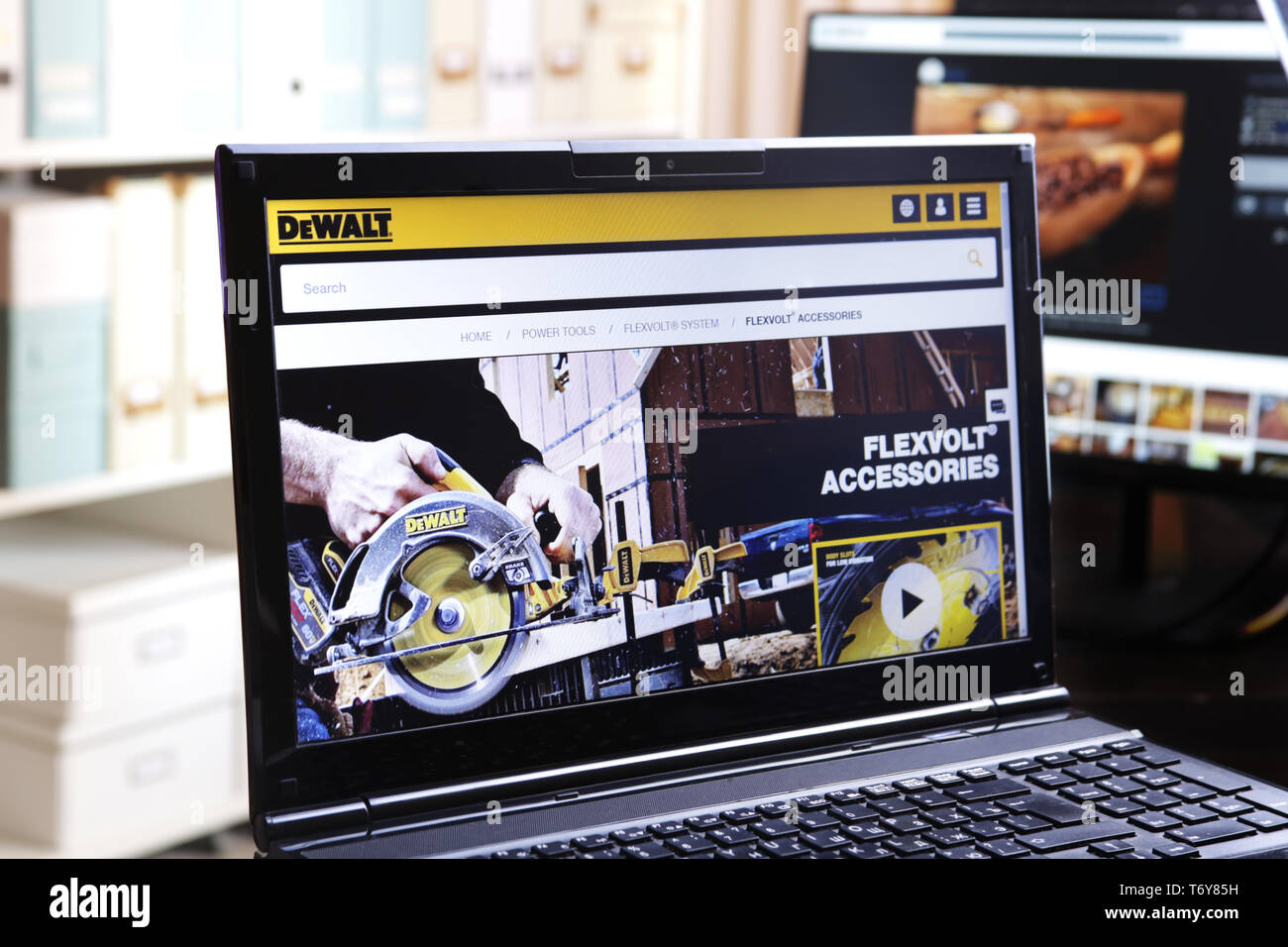 New York, USA - March 25, 2019: Illustrative Editorial of Website of ...