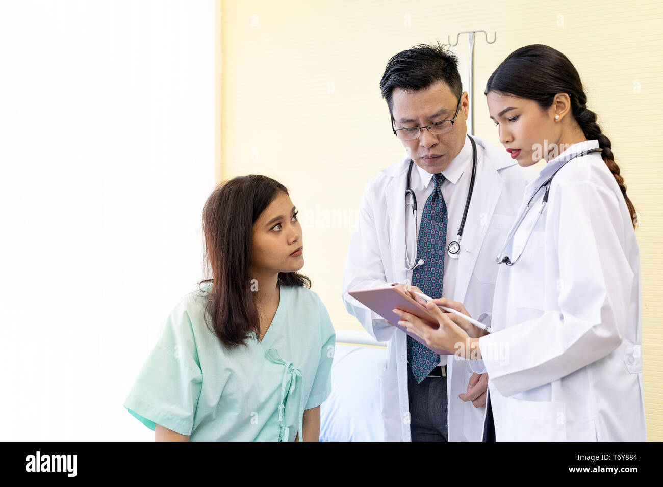 Patient worry about health situation Stock Photo - Alamy
