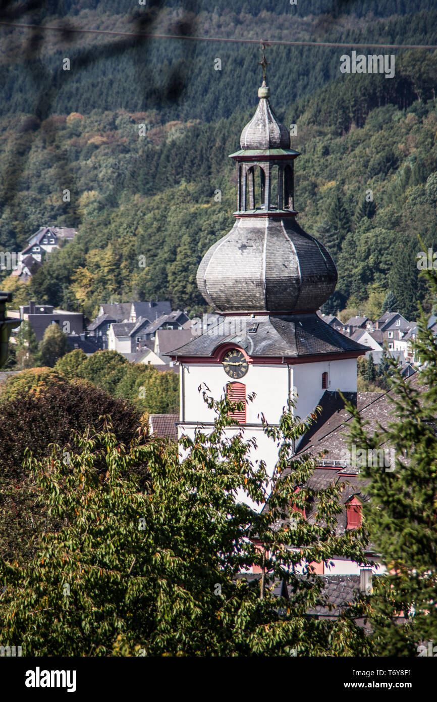 Baroque church in Daaden, Westerwald Stock Photo - Alamy