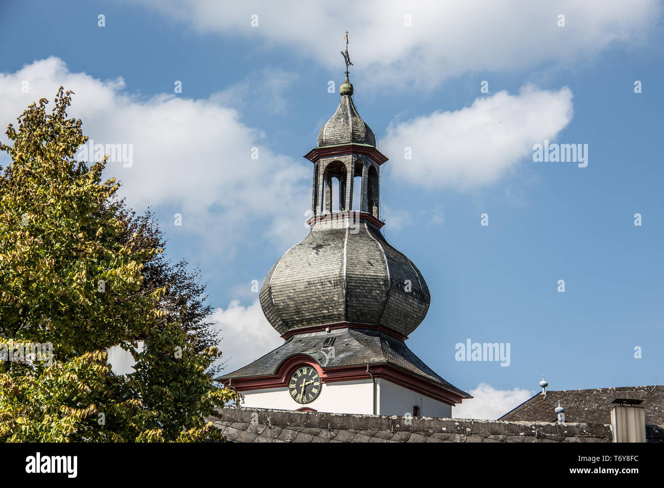 Baroque church in Daaden, Westerwald Stock Photo - Alamy