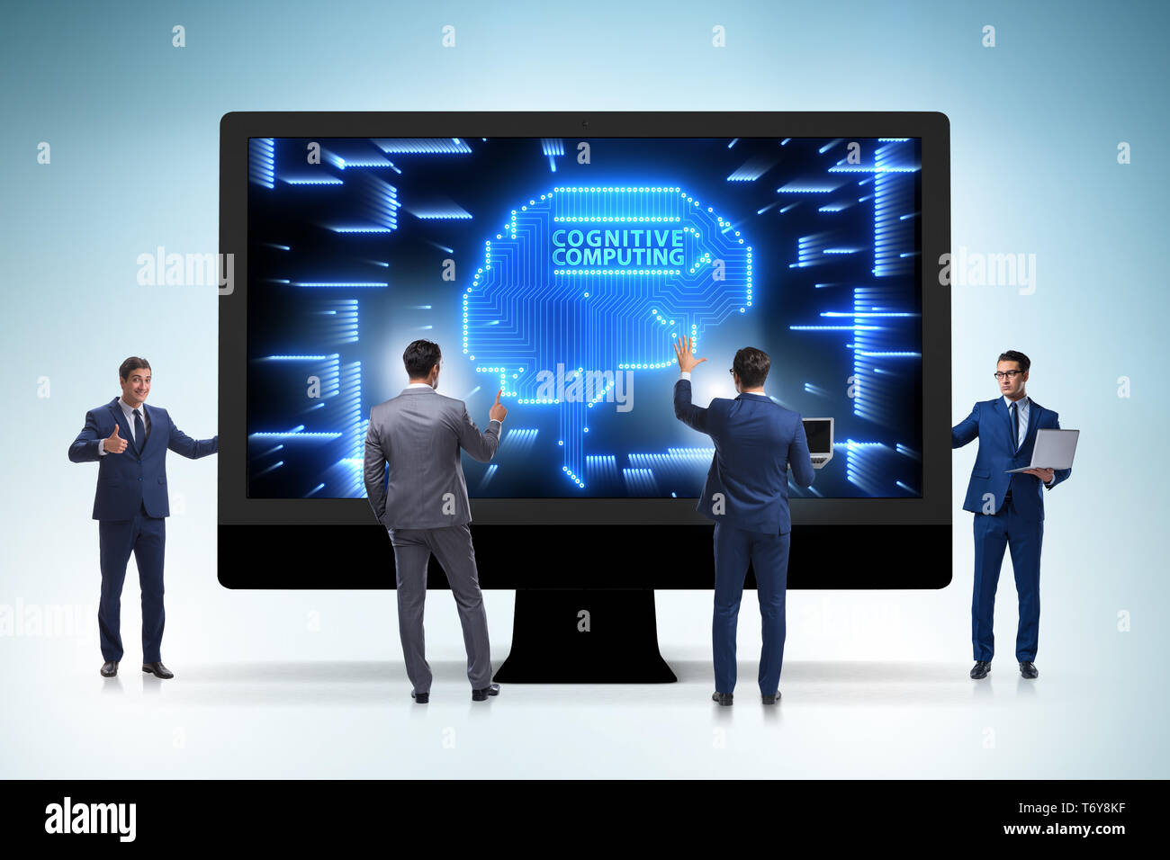 Cognitive computing concept as modern technology Stock Photo - Alamy