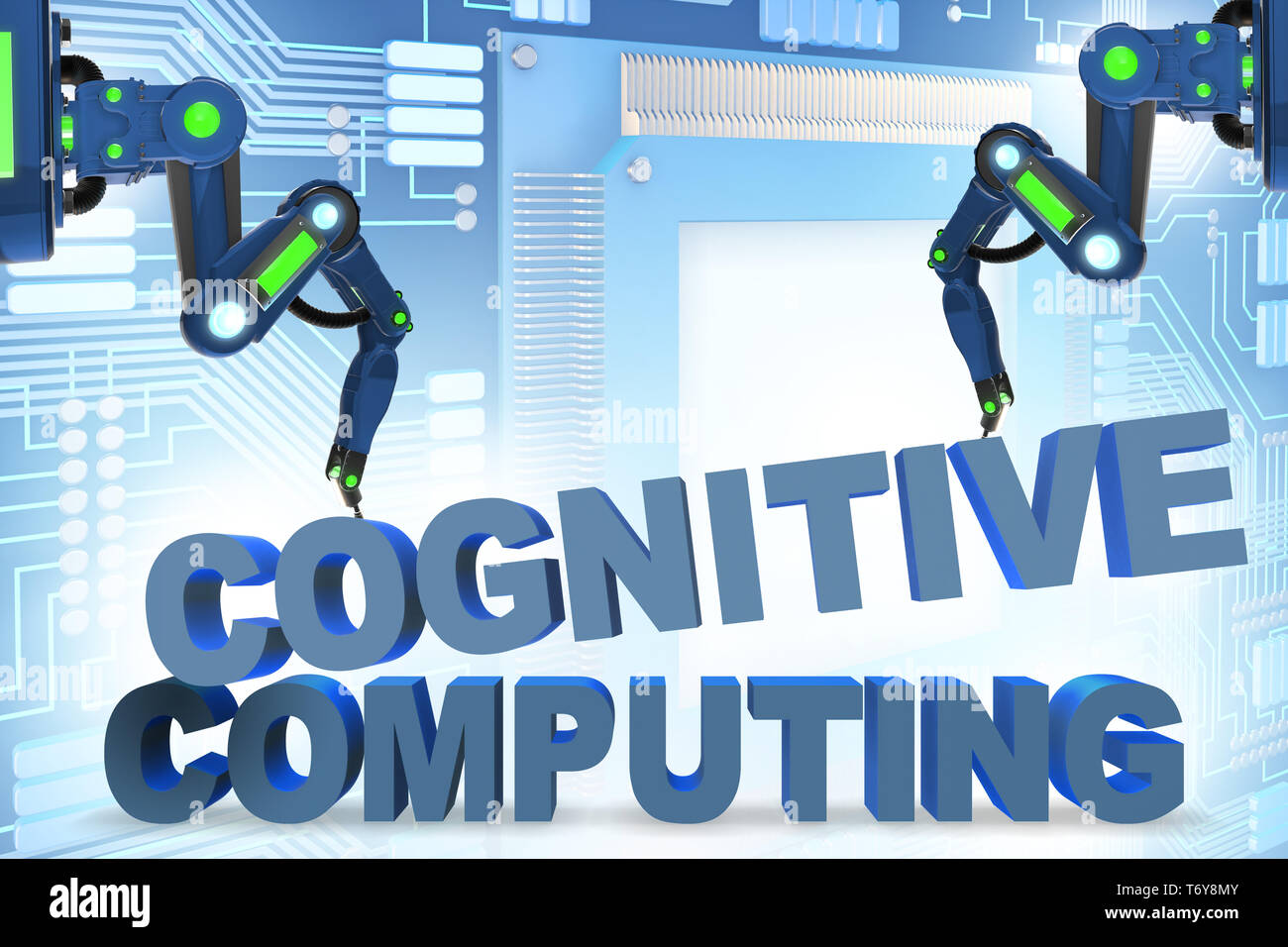 Cognitive computing concept - 3d rendering Stock Photo - Alamy