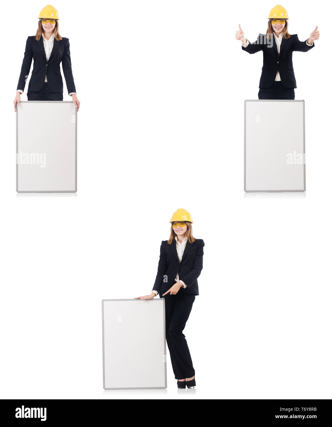 Engineer whiteboard Cut Out Stock Images & Pictures - Alamy