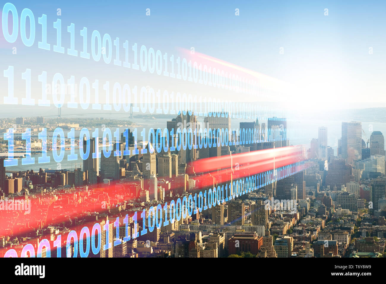 Concept of modern digital city and innovation Stock Photo - Alamy