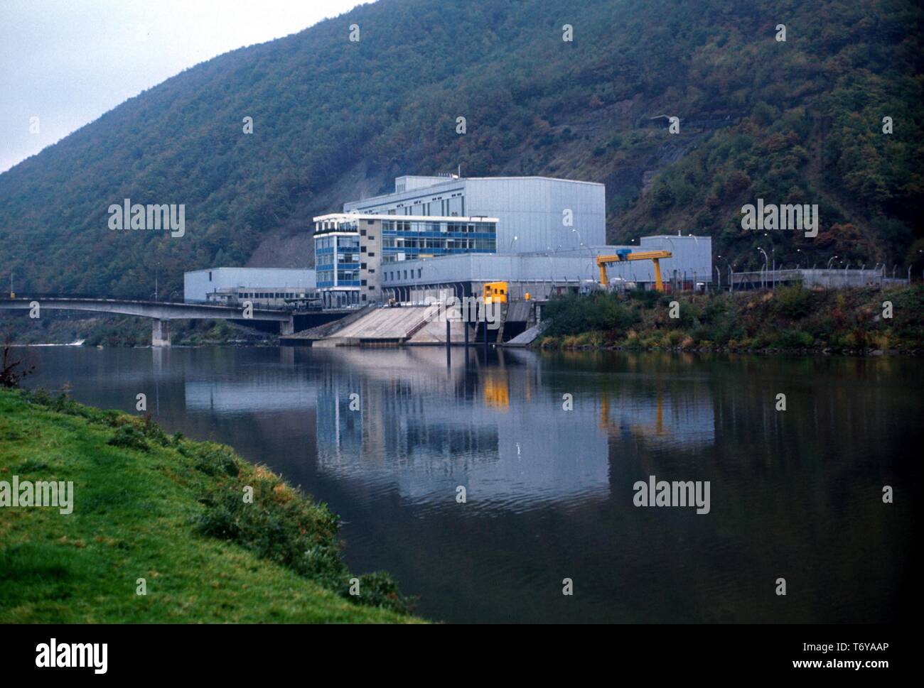Exterior view of the chooz nuclear power plant hi-res stock photography ...