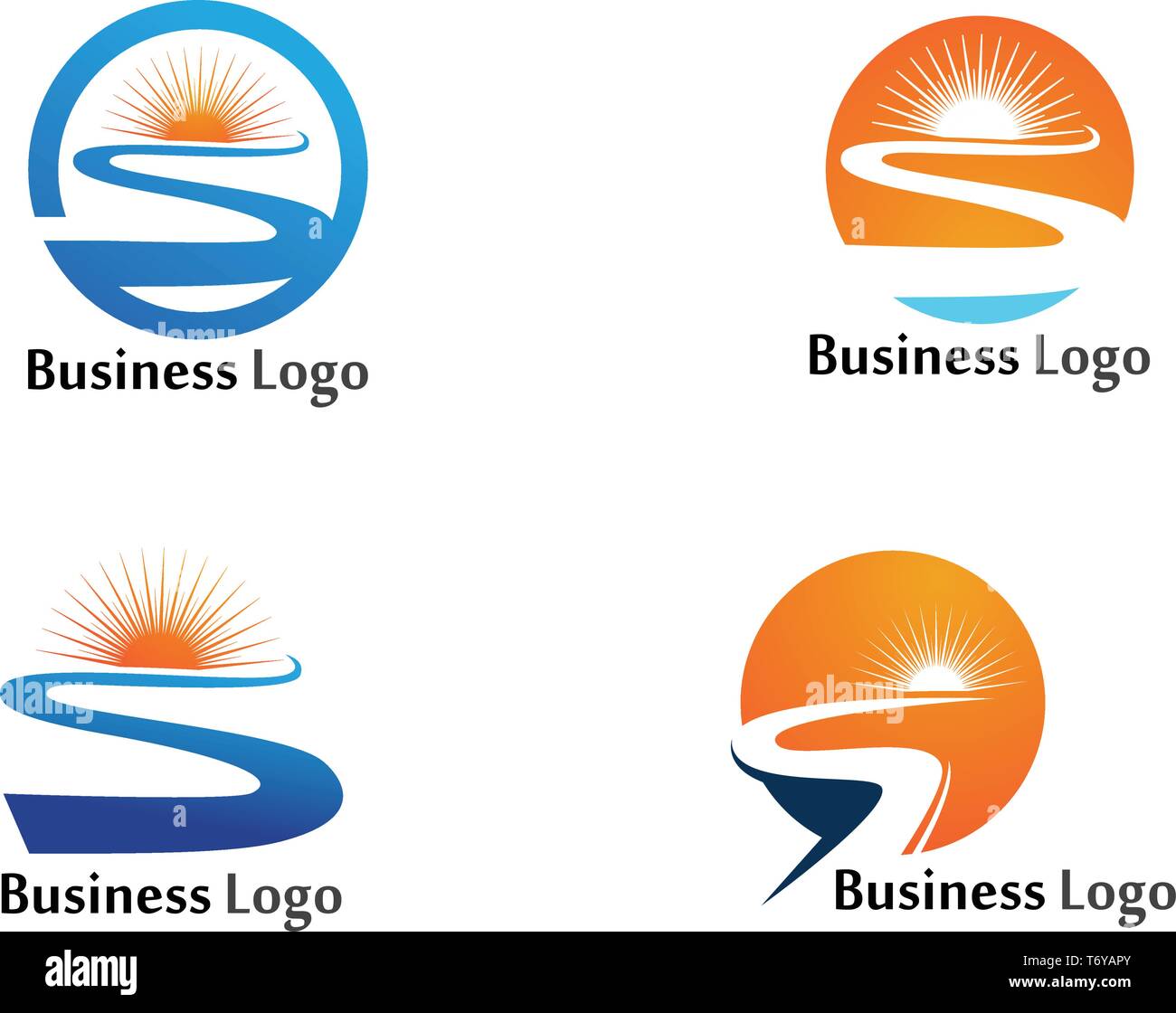 River logo and symbols vector Template Stock Vector Image & Art - Alamy