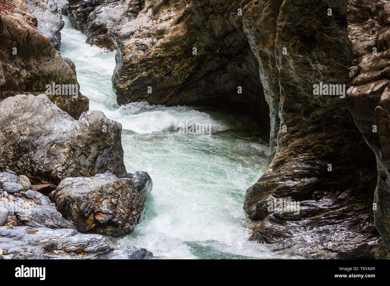 Liechtensteinklamm gorge (Austria Stock Photo - Alamy