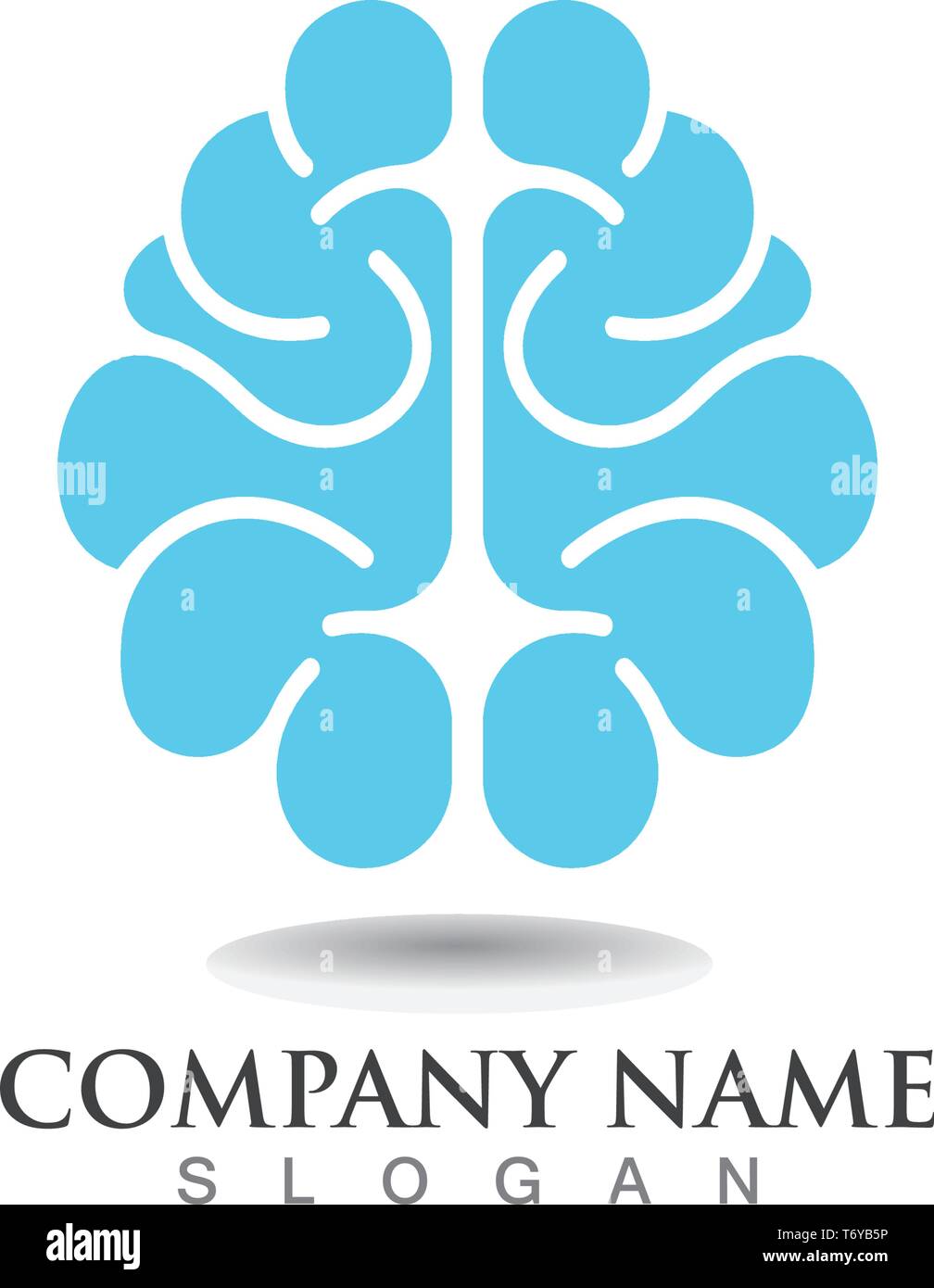 Brain Logo Template and symbols icons Stock Vector Image & Art - Alamy
